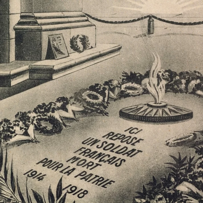 arc de triomphe flame