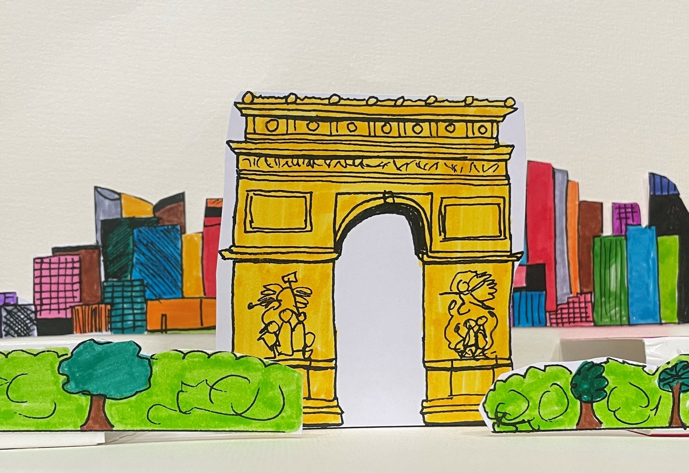 Pop-up ! Fabriquer un monument | Arc de triomphe